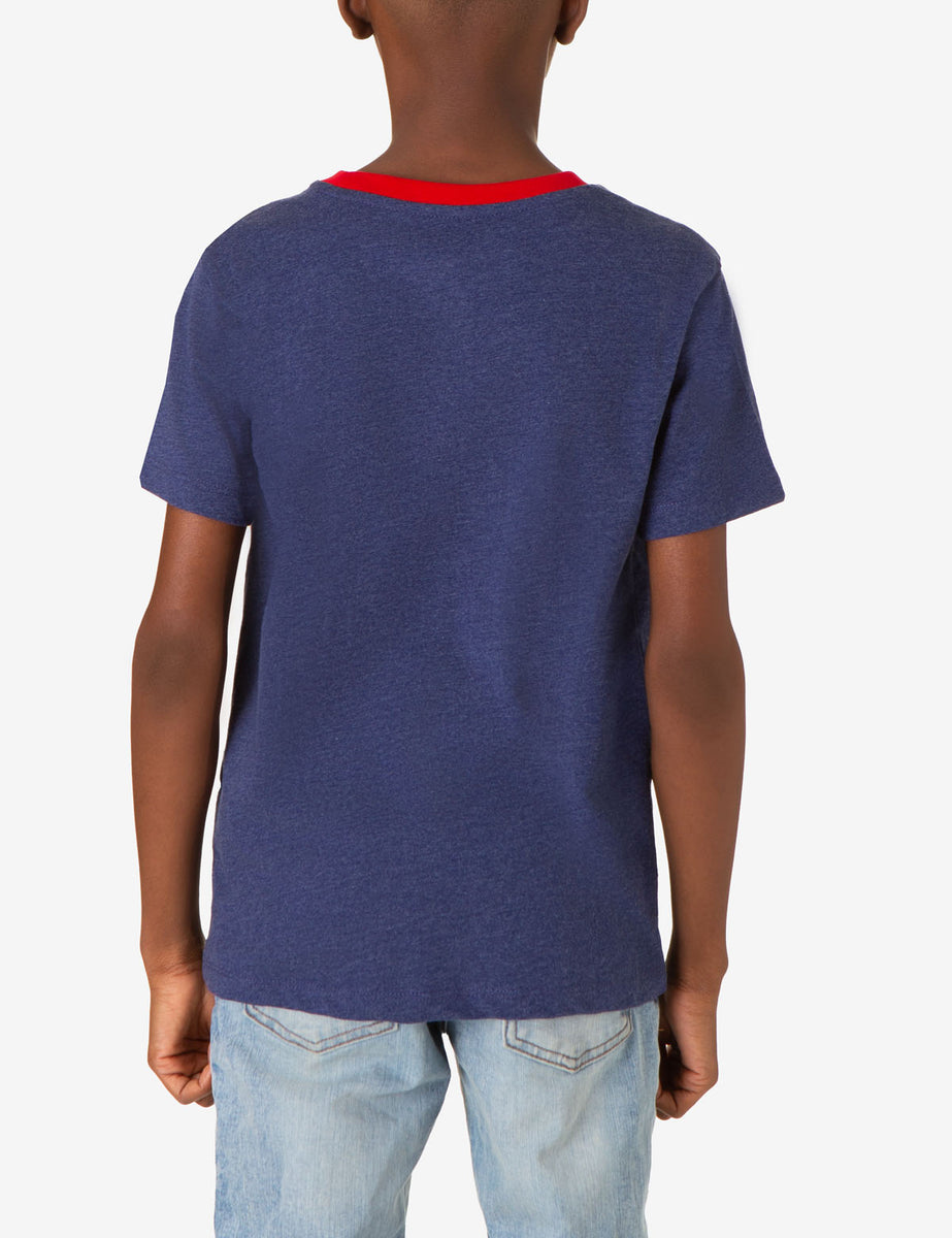 BOYS RINGER CREW NECK T-SHIRT– U.S. Polo Assn.