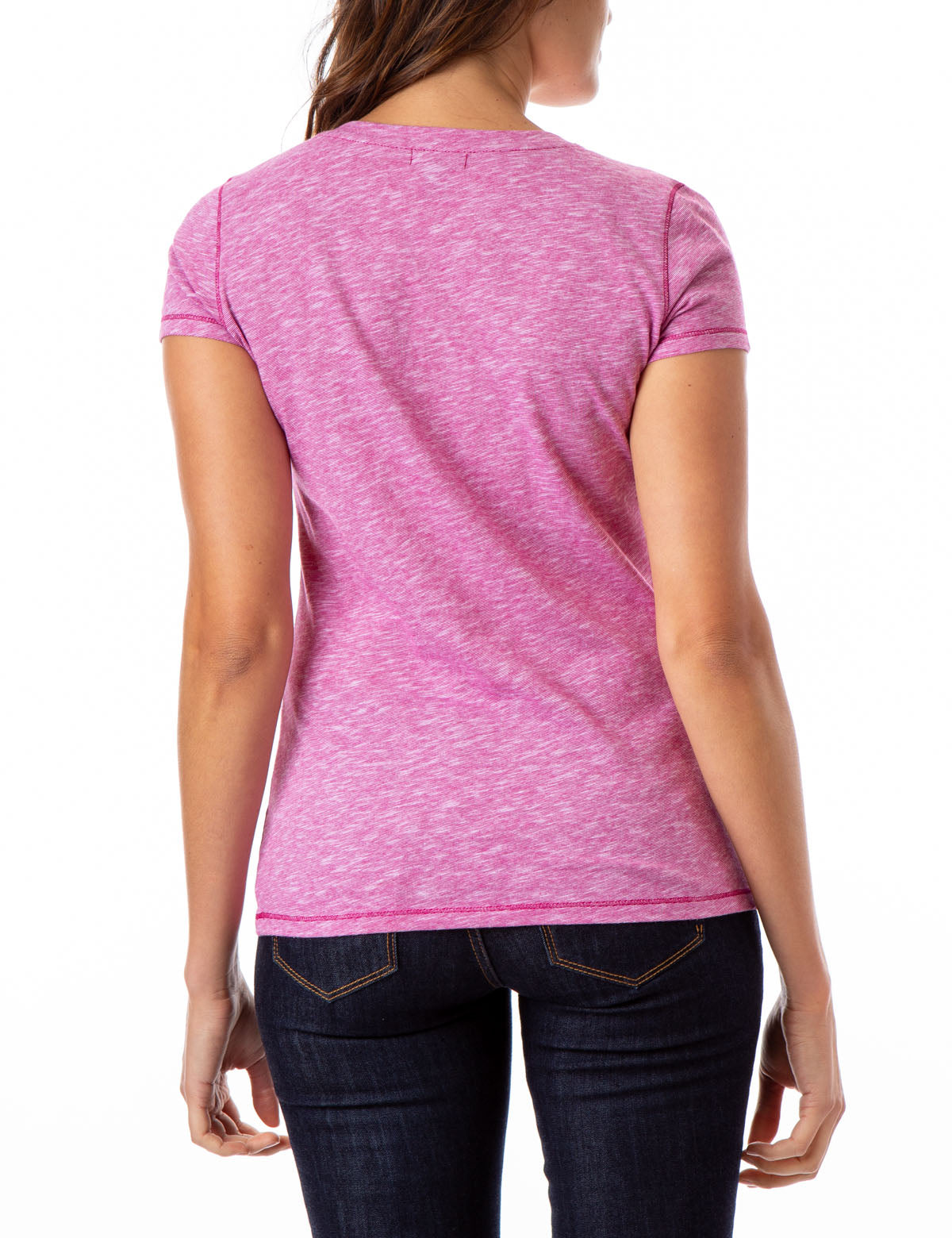 SPACE DYE V-NECK T-SHIRT– U.S. Polo Assn.
