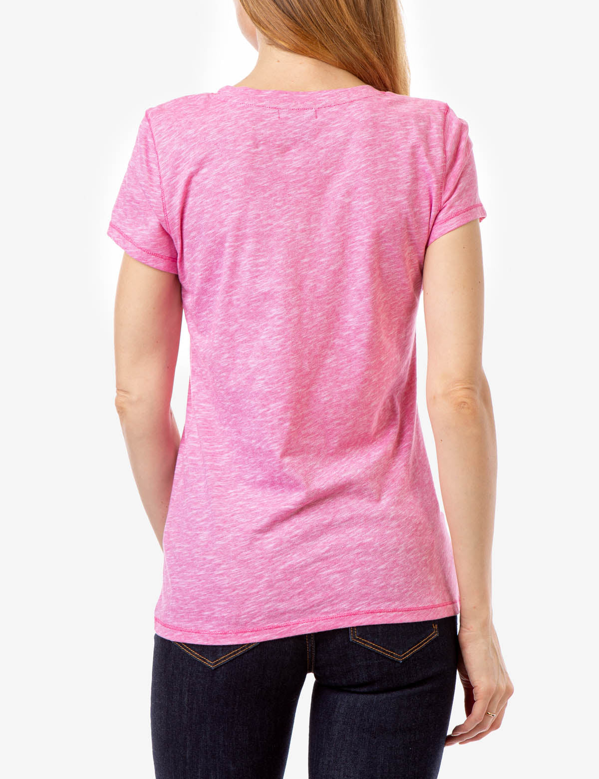 SPACE DYE V-NECK T-SHIRT– U.S. Polo Assn.