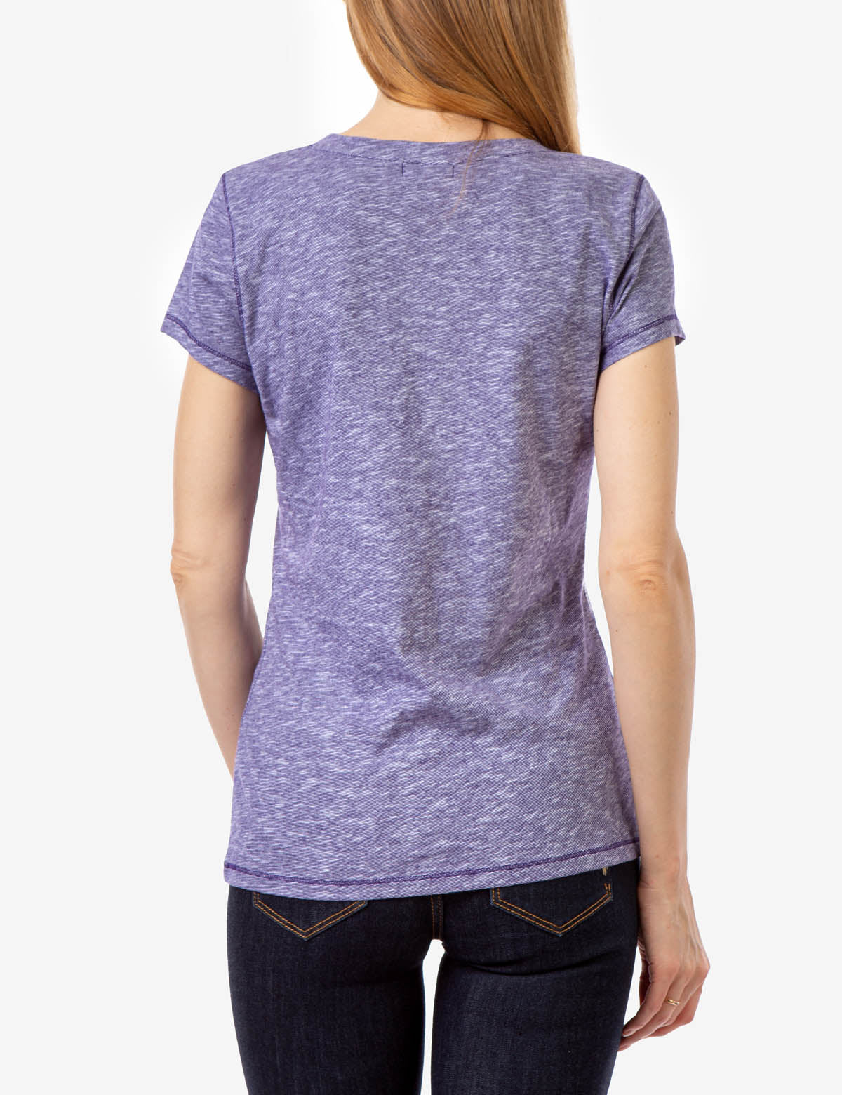 SPACE DYE V-NECK T-SHIRT– U.S. Polo Assn.