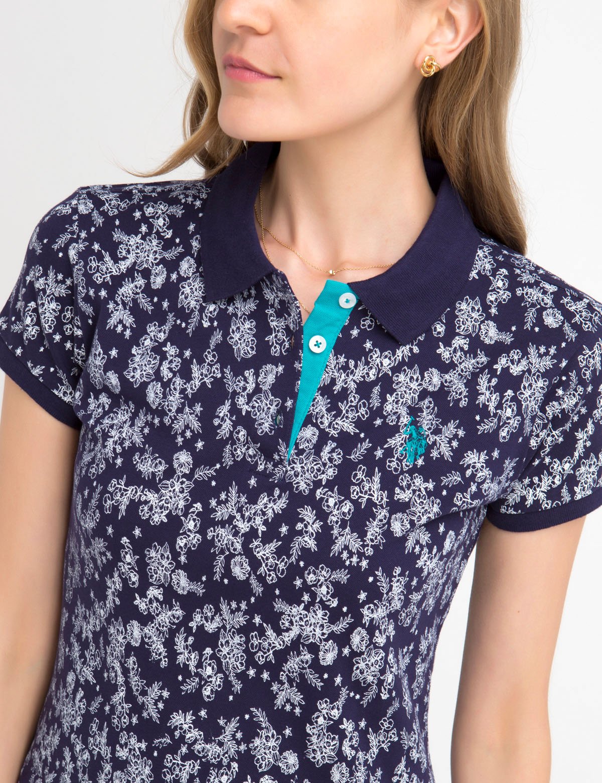 PREMIUM FLORAL PRINT POLO SHIRT– U.S. Polo Assn.