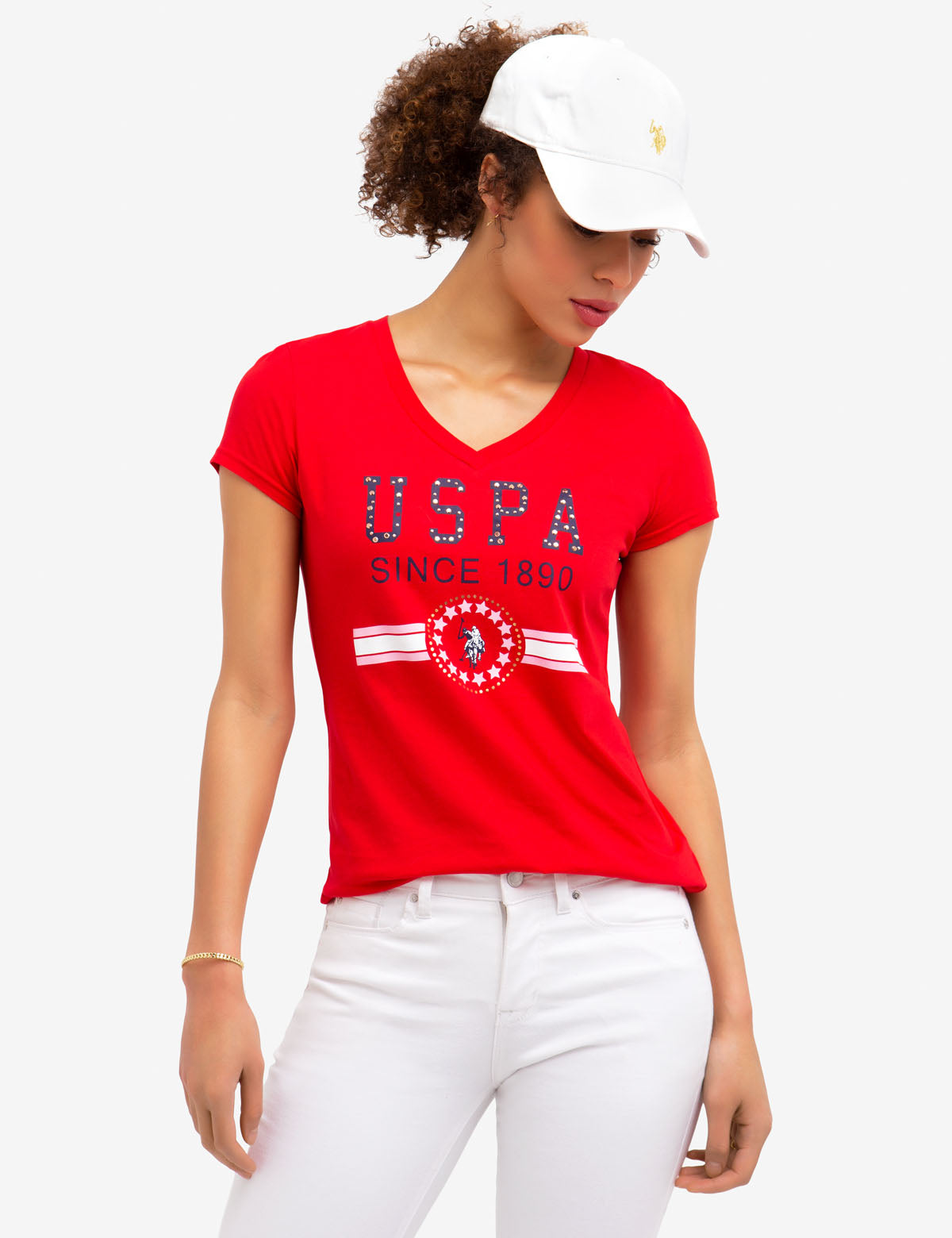 USPA RHINESTONE TEE-SHIRT– U.S. Polo Assn.