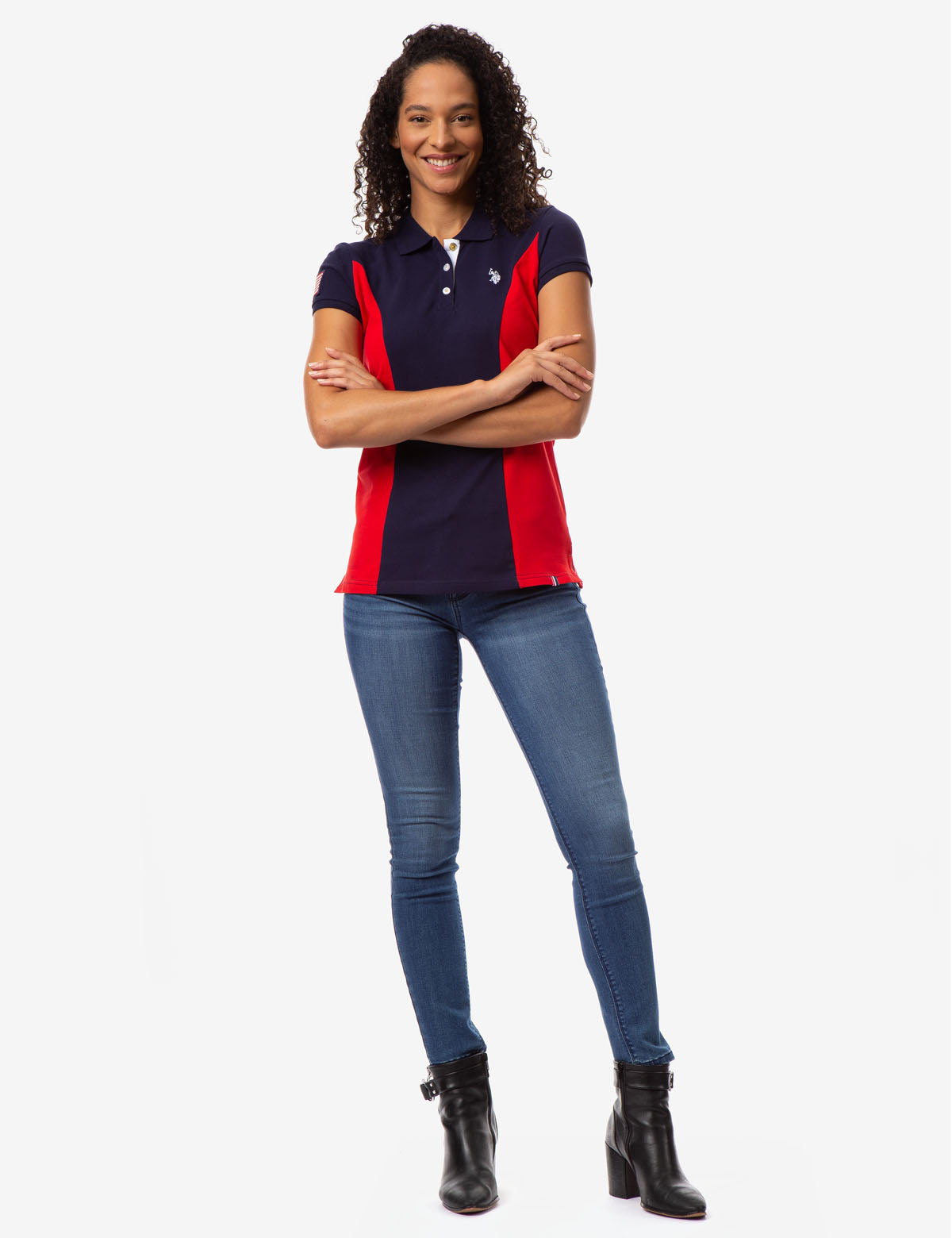USA SIDE PANEL POLO SHIRT– U.S. Polo Assn.