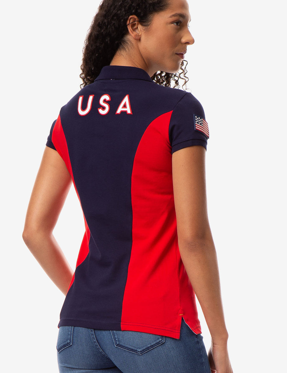 USA SIDE PANEL POLO SHIRT– U.S. Polo Assn.