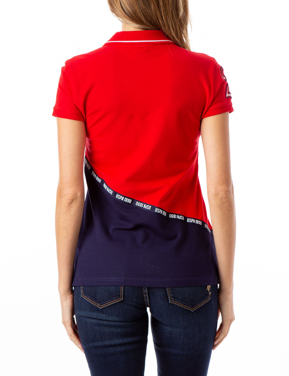DIAGONAL COLORBLOCK LOGO POLO SHIRT– U.S. Polo Assn.