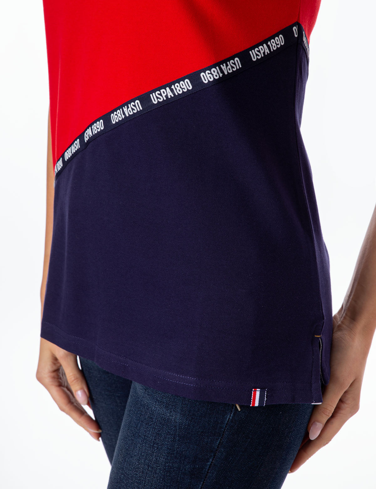 DIAGONAL COLORBLOCK LOGO POLO SHIRT– U.S. Polo Assn.