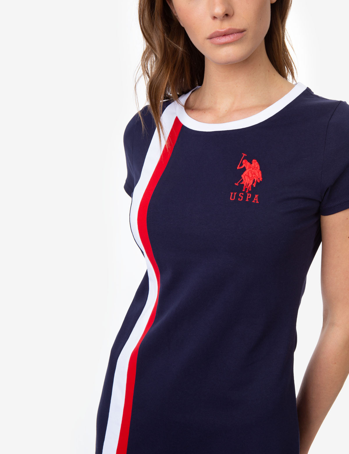STRIPE FLAG RINGER DRESS– U.S. Polo Assn.