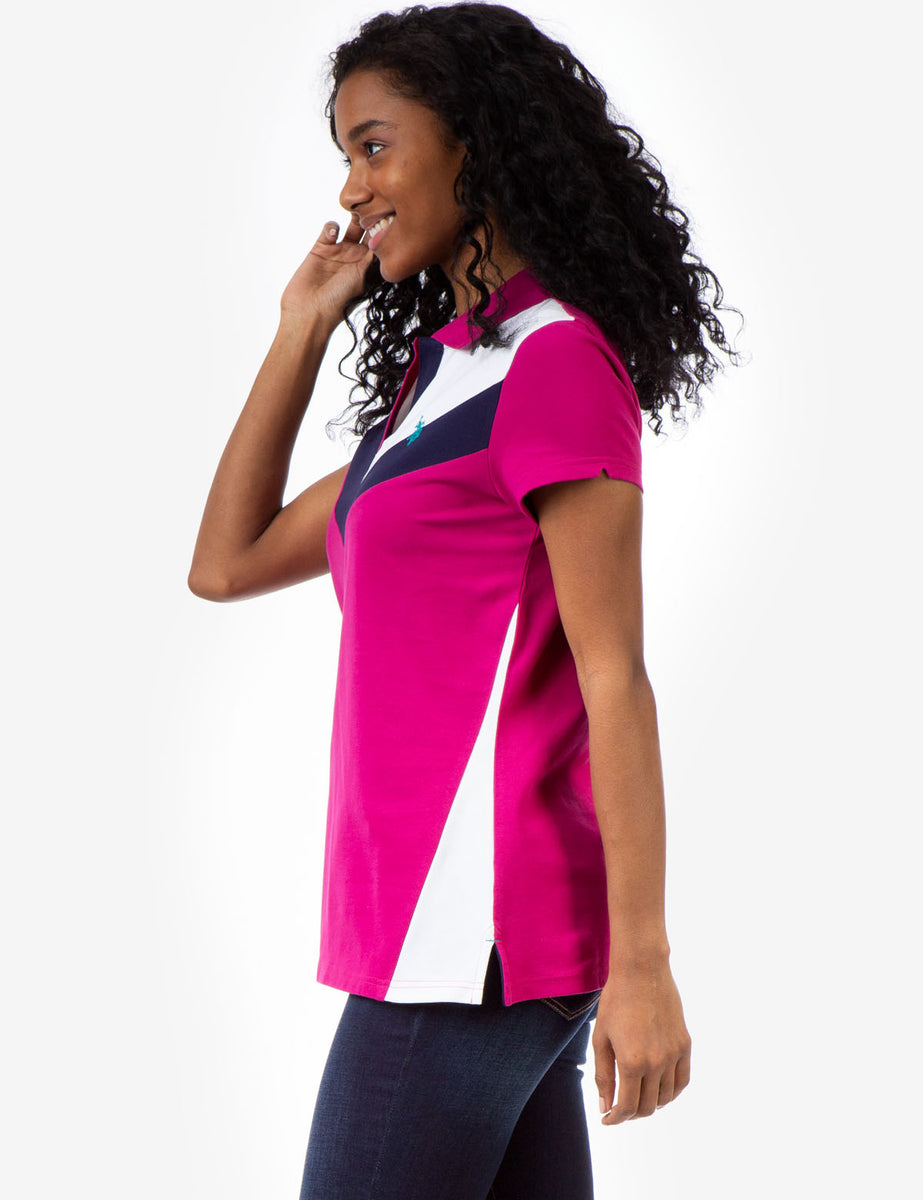 CHEVRON COLORBLOCK POLO SHIRT– U.S. Polo Assn.