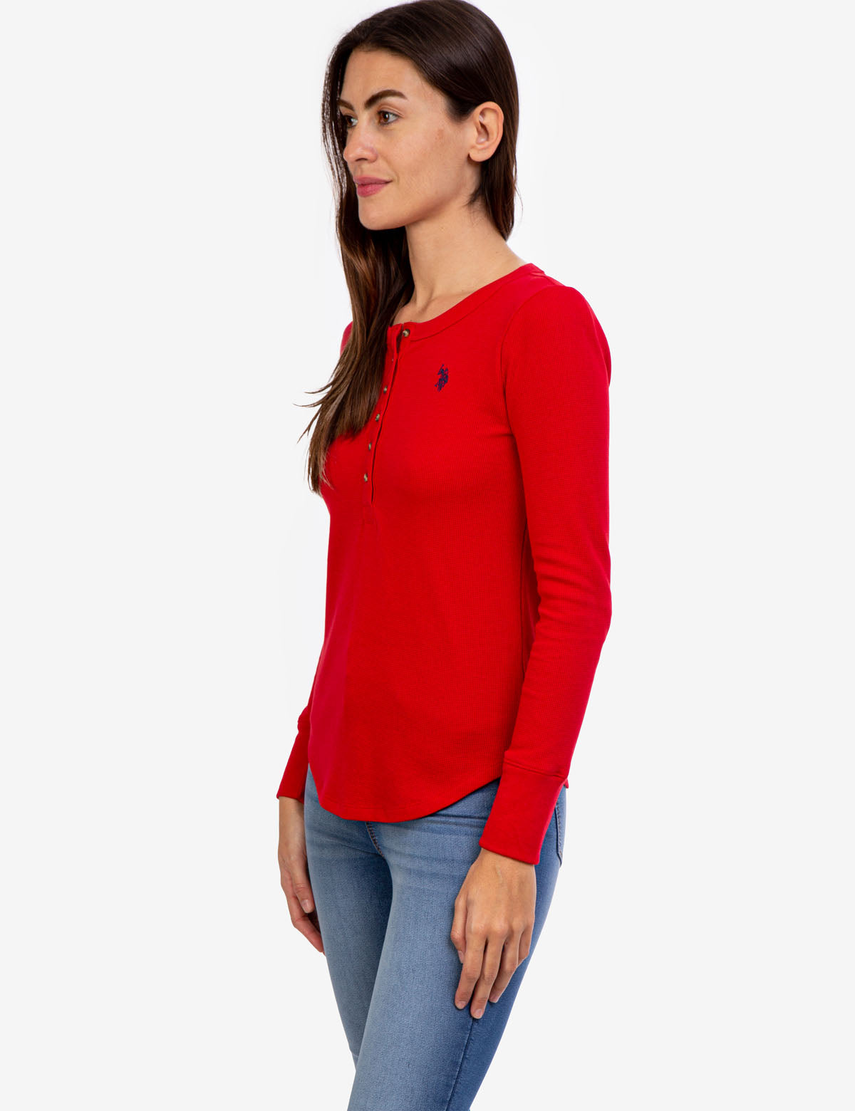 LONG SLEEVE BUTTON CREW THERMAL– U.S. Polo Assn.
