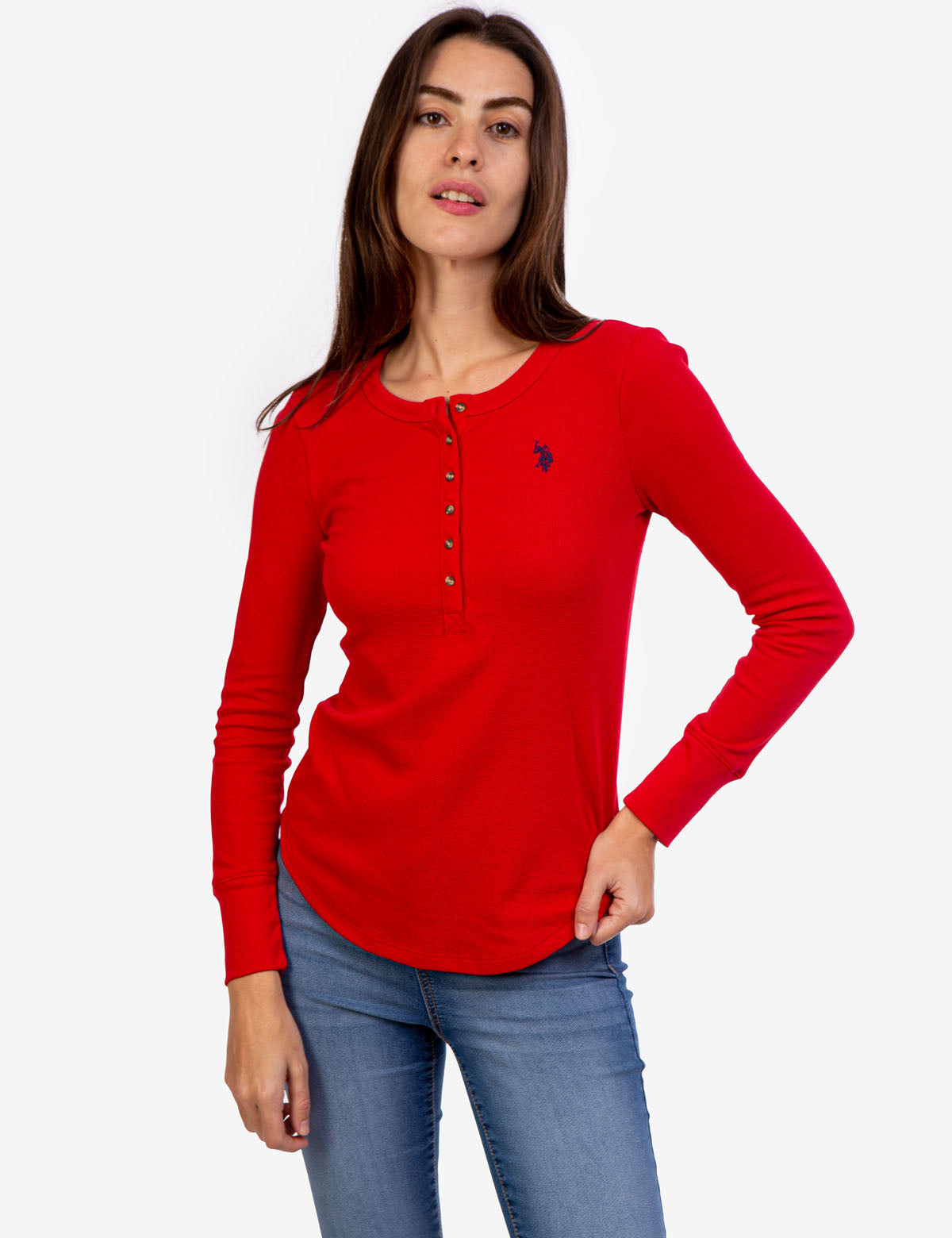 LONG SLEEVE BUTTON CREW THERMAL– U.S. Polo Assn.