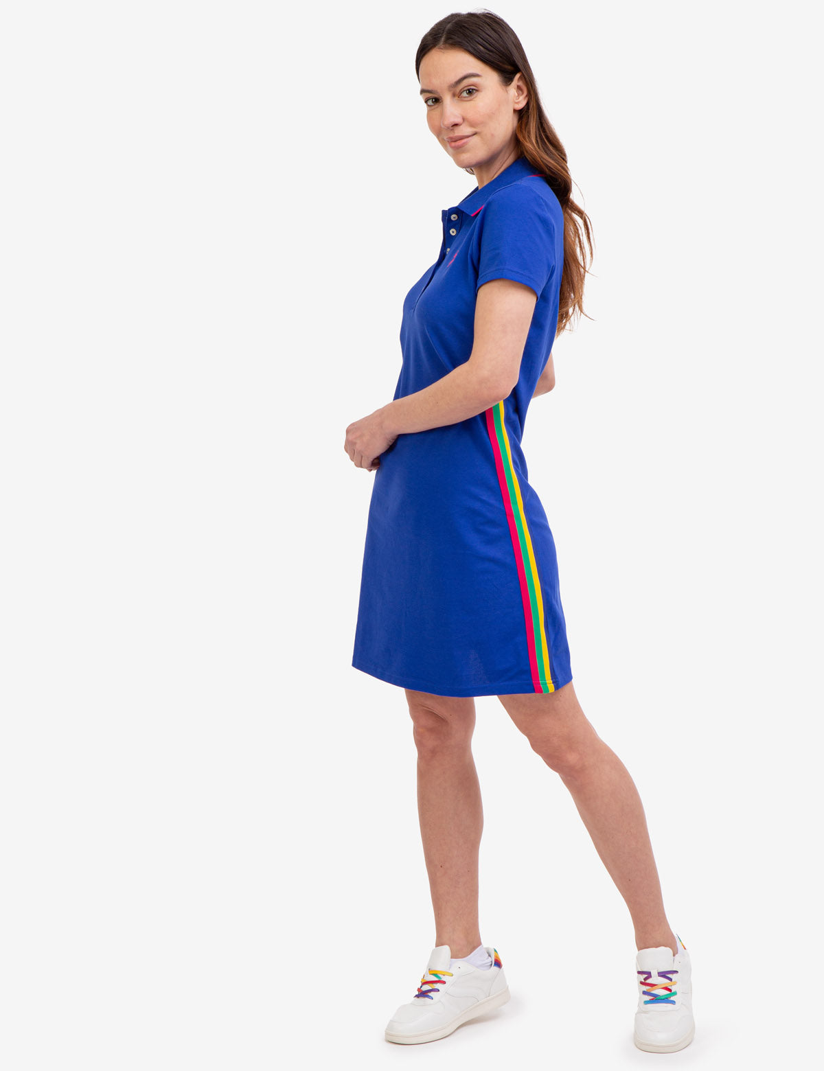 SIDE STRIPE POLO DRESS– U.S. Polo Assn.
