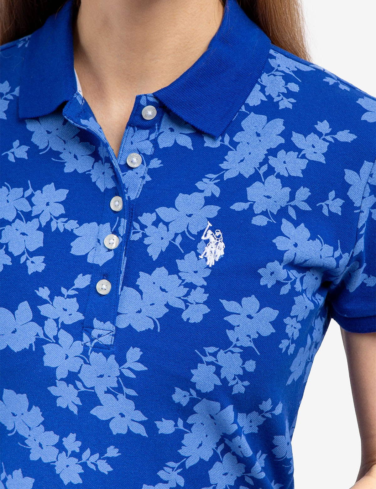 FLORAL PRINT POLO SHIRT– U.S. Polo Assn.