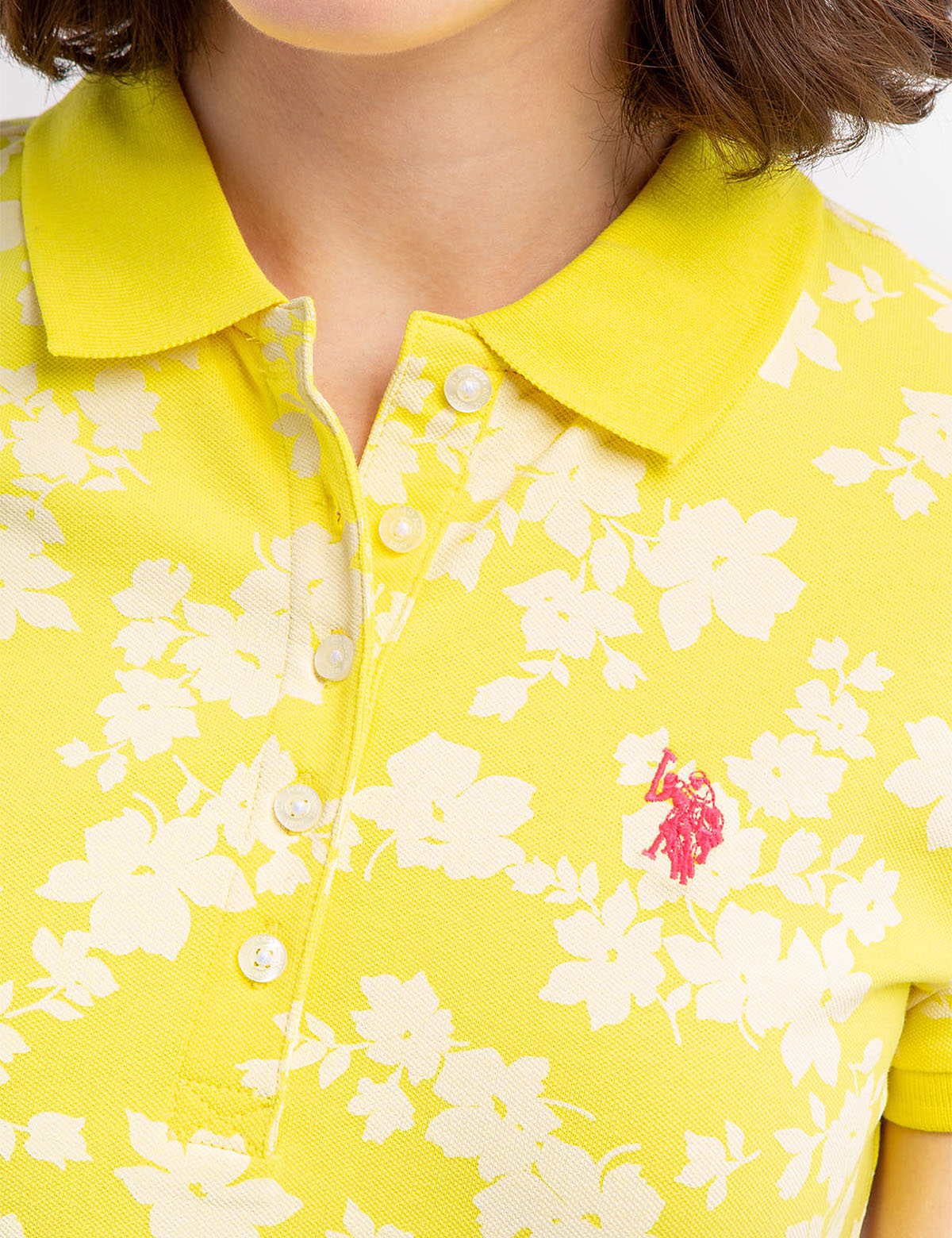 FLORAL PRINT POLO SHIRT– U.S. Polo Assn.