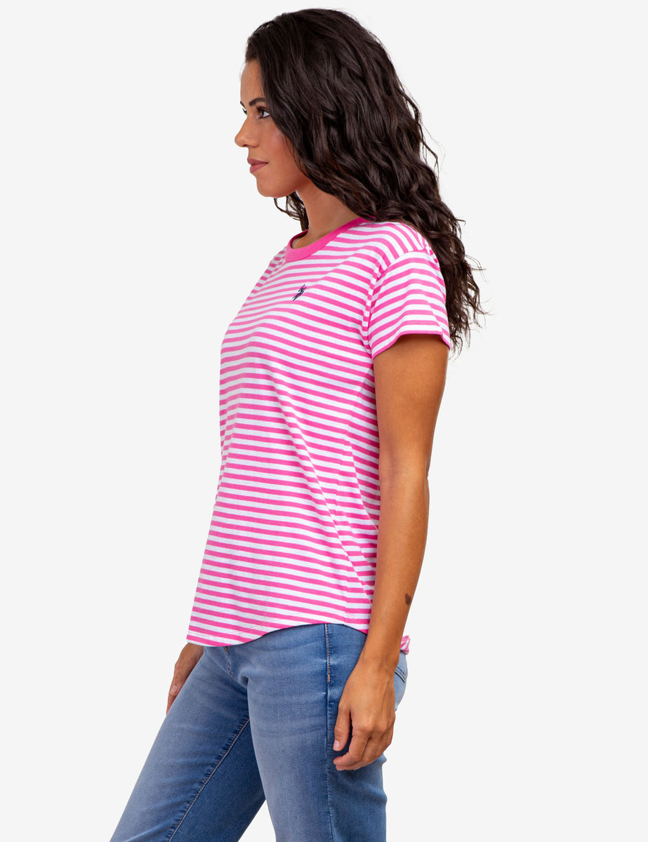 CONTRAST RINGER STRIPE CREW T-SHIRT– U.S. Polo Assn.