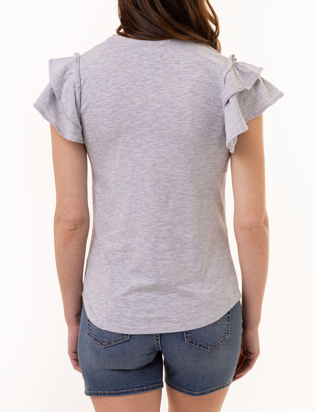 FLUTTER SLEEVE CREW NECK T-SHIRT– U.S. Polo Assn.