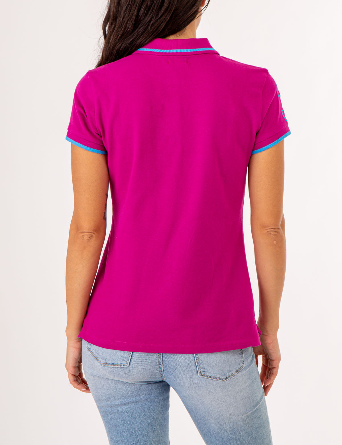 MULTI-TONAL LOGO SOLID POLO SHIRT– U.S. Polo Assn.