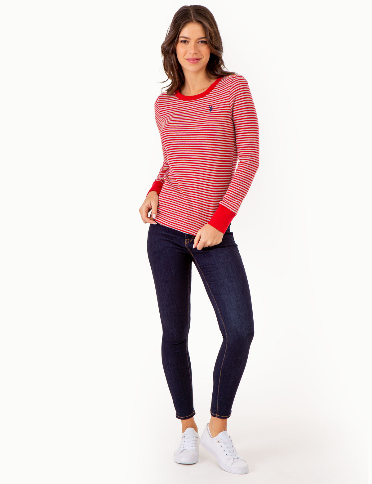 LONG SLEEVE STRIPED THERMAL– U.S. Polo Assn.