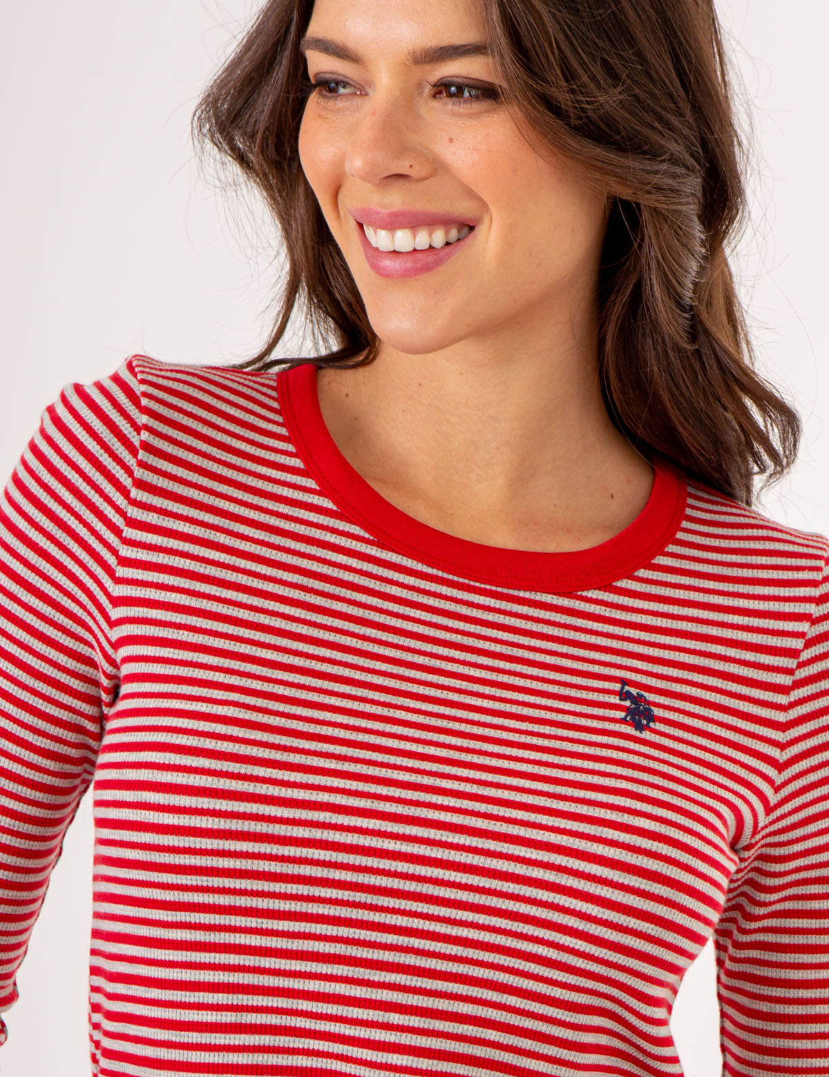 LONG SLEEVE STRIPED THERMAL– U.S. Polo Assn.