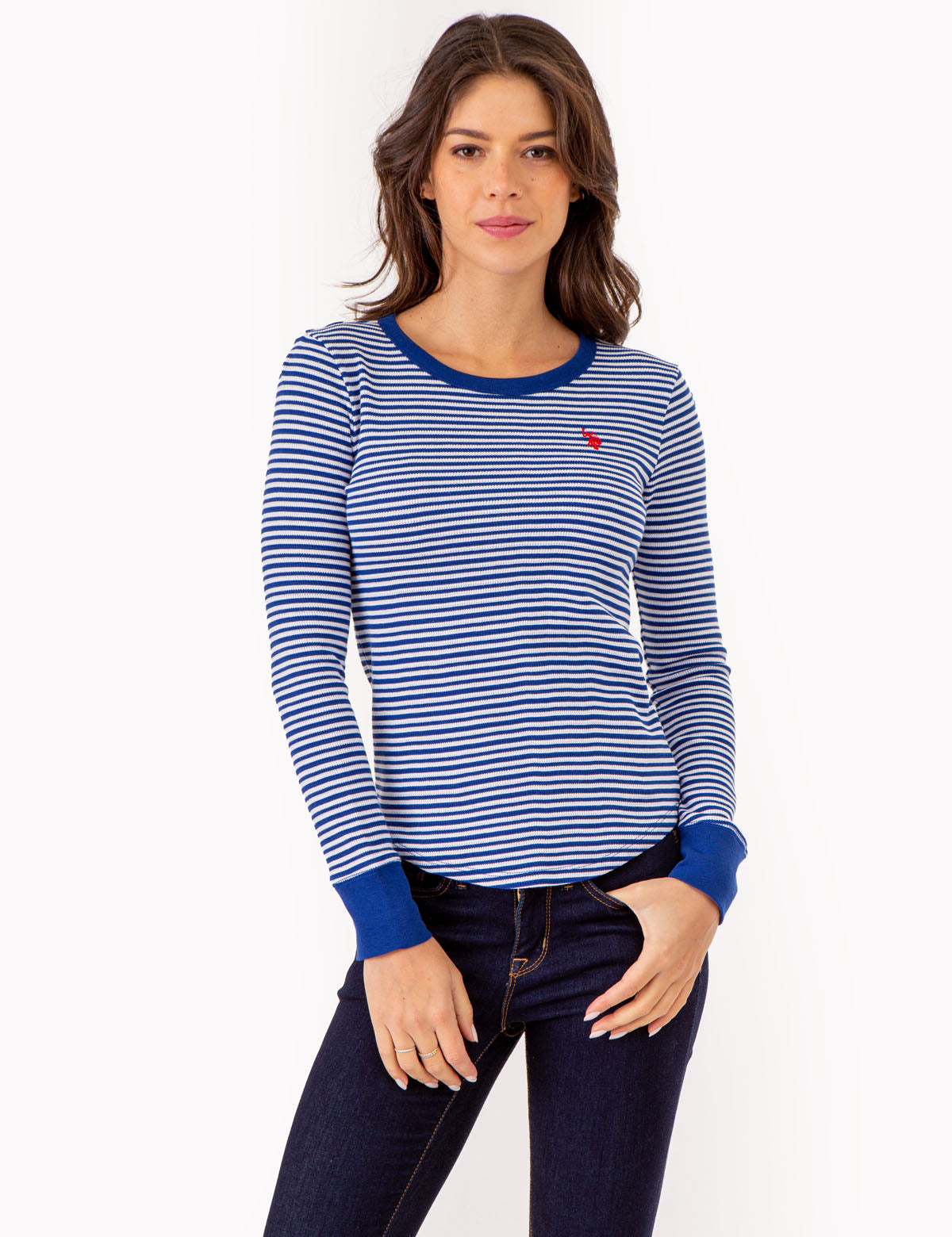 LONG SLEEVE STRIPED THERMAL– U.S. Polo Assn.