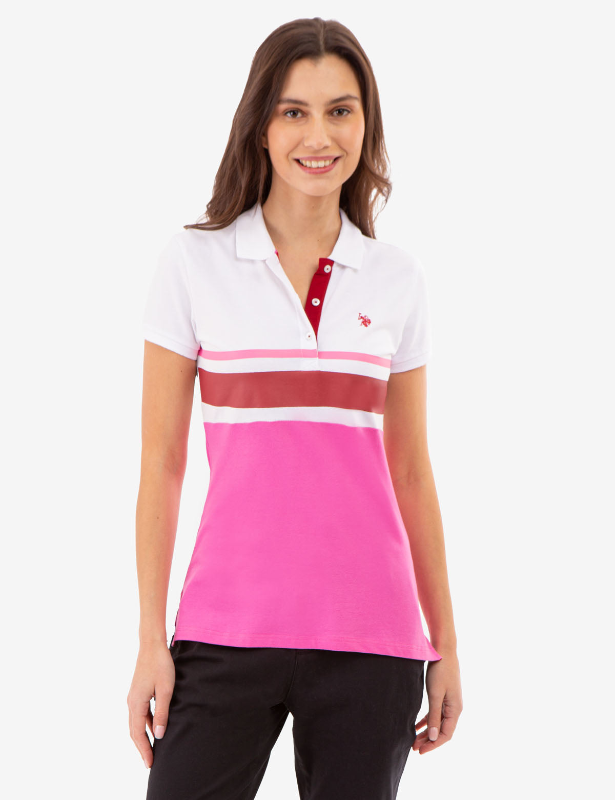 TRI COLORBLOCK POLO SHIRT– U.S. Polo Assn.
