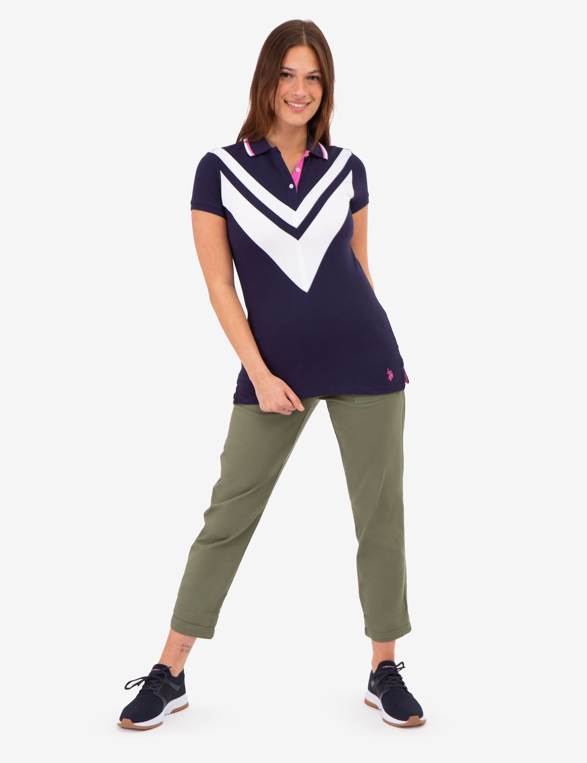 DOUBLE CHEVRON TIPPED POLO SHIRT– U.S. Polo Assn.