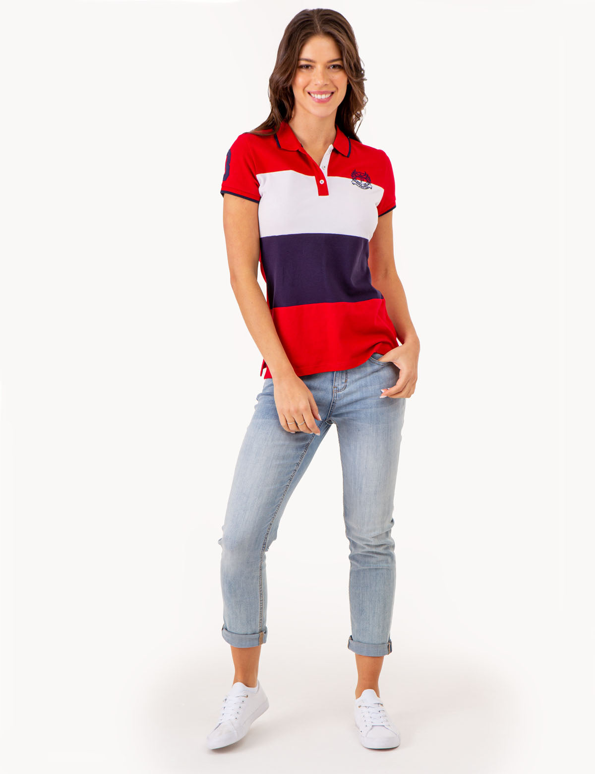 COLORBLOCK CREST LOGO POLO SHIRT– U.S. Polo Assn.