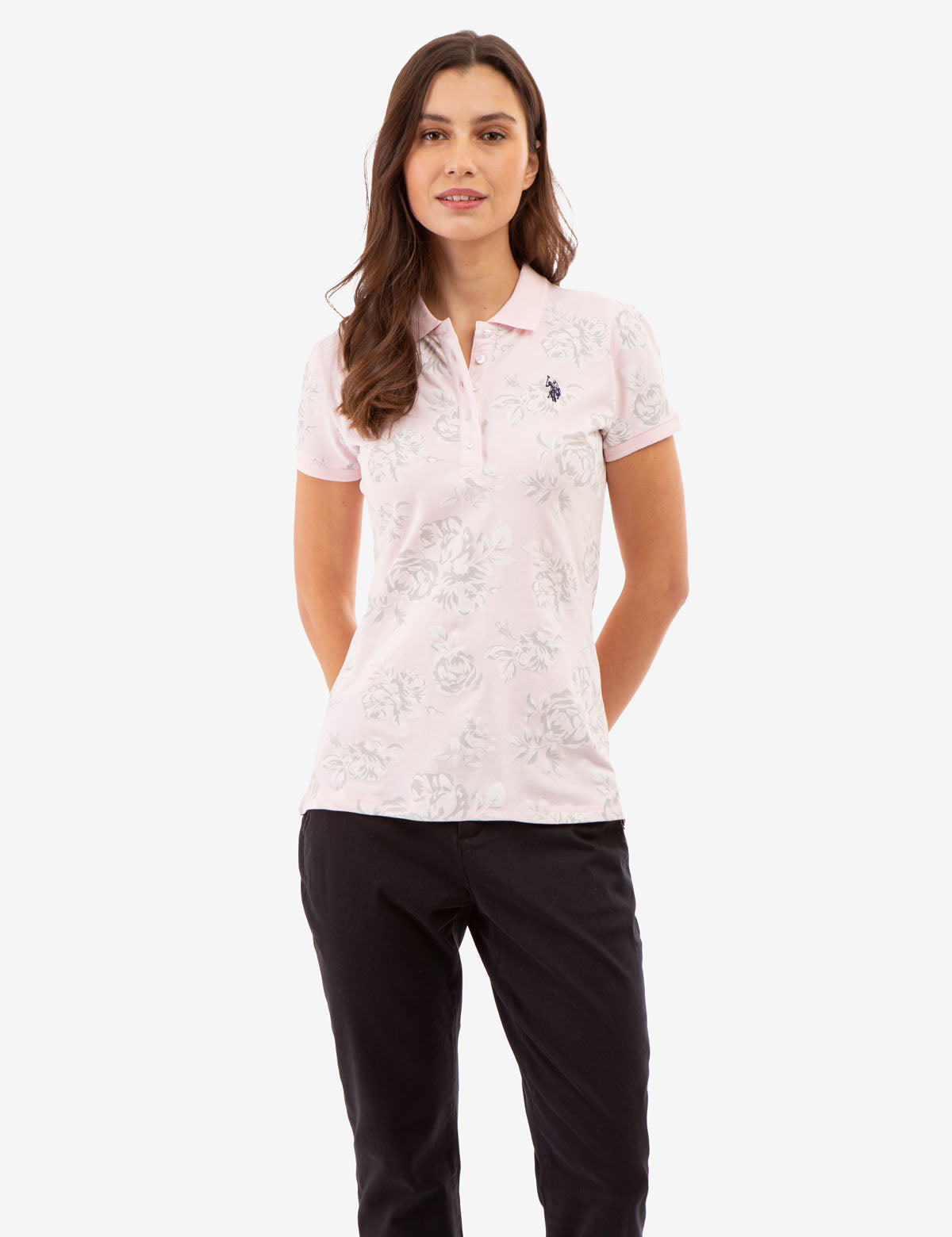 ROSE PRINT POLO SHIRT– U.S. Polo Assn.