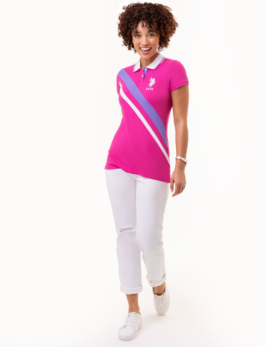 DIAGONAL DOUBLE SASH POLO SHIRT– U.S. Polo Assn.