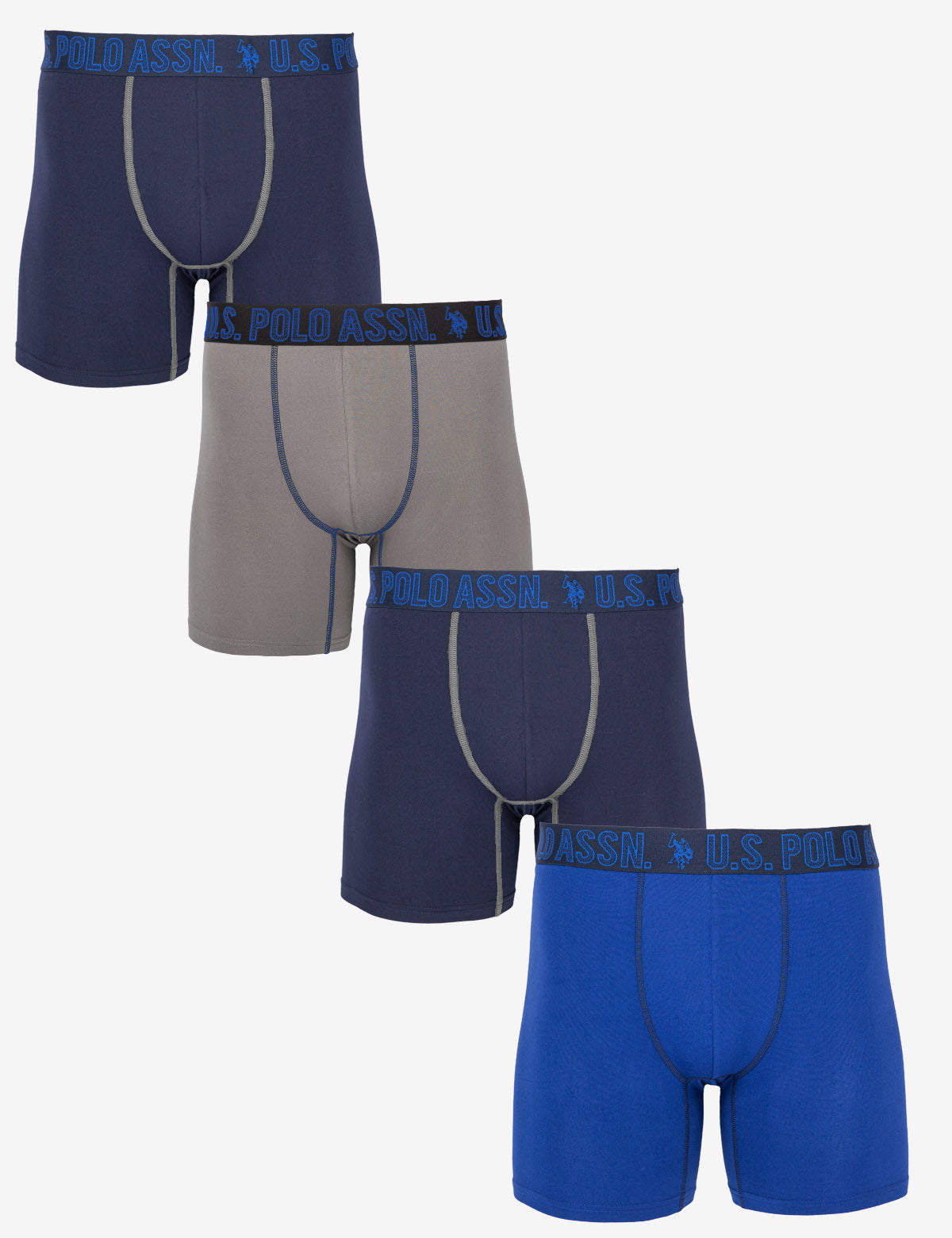 4 PACK ULTRA SOFT JERSEY BOXER BRIEFS– U.S. Polo Assn.
