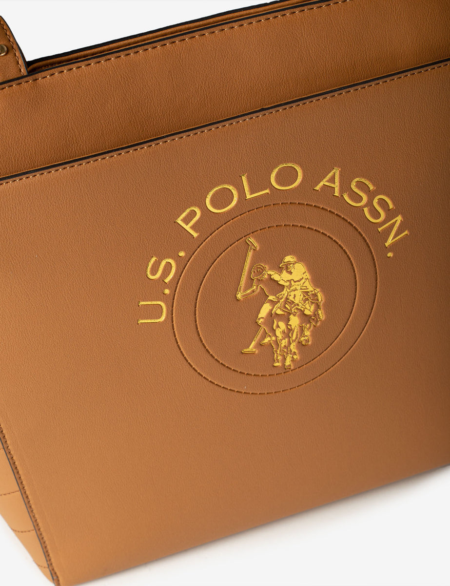 EMBOSSED LOGO TOTE BAG– U.S. Polo Assn.