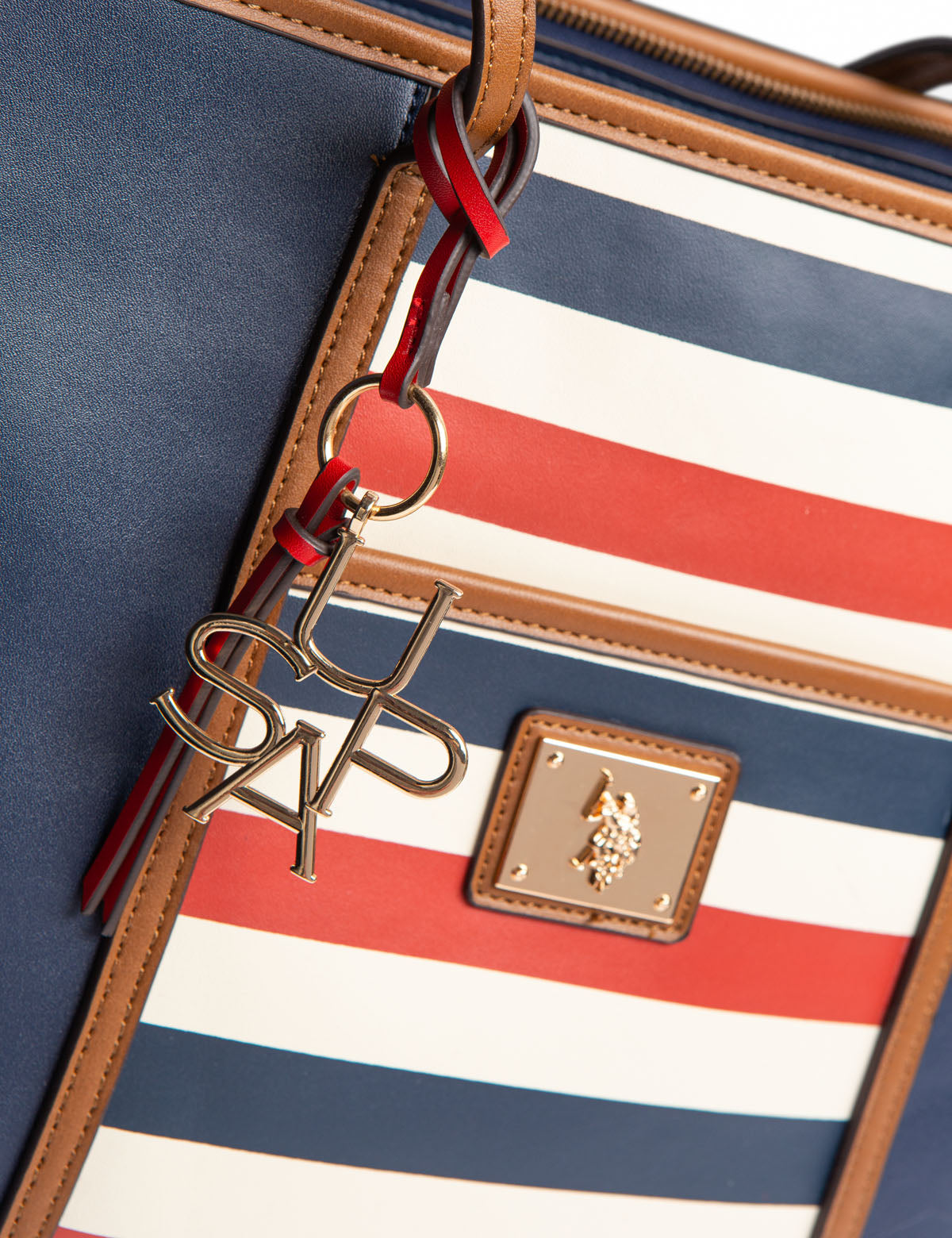 USPA STRIPE TOTE BAG– U.S. Polo Assn.