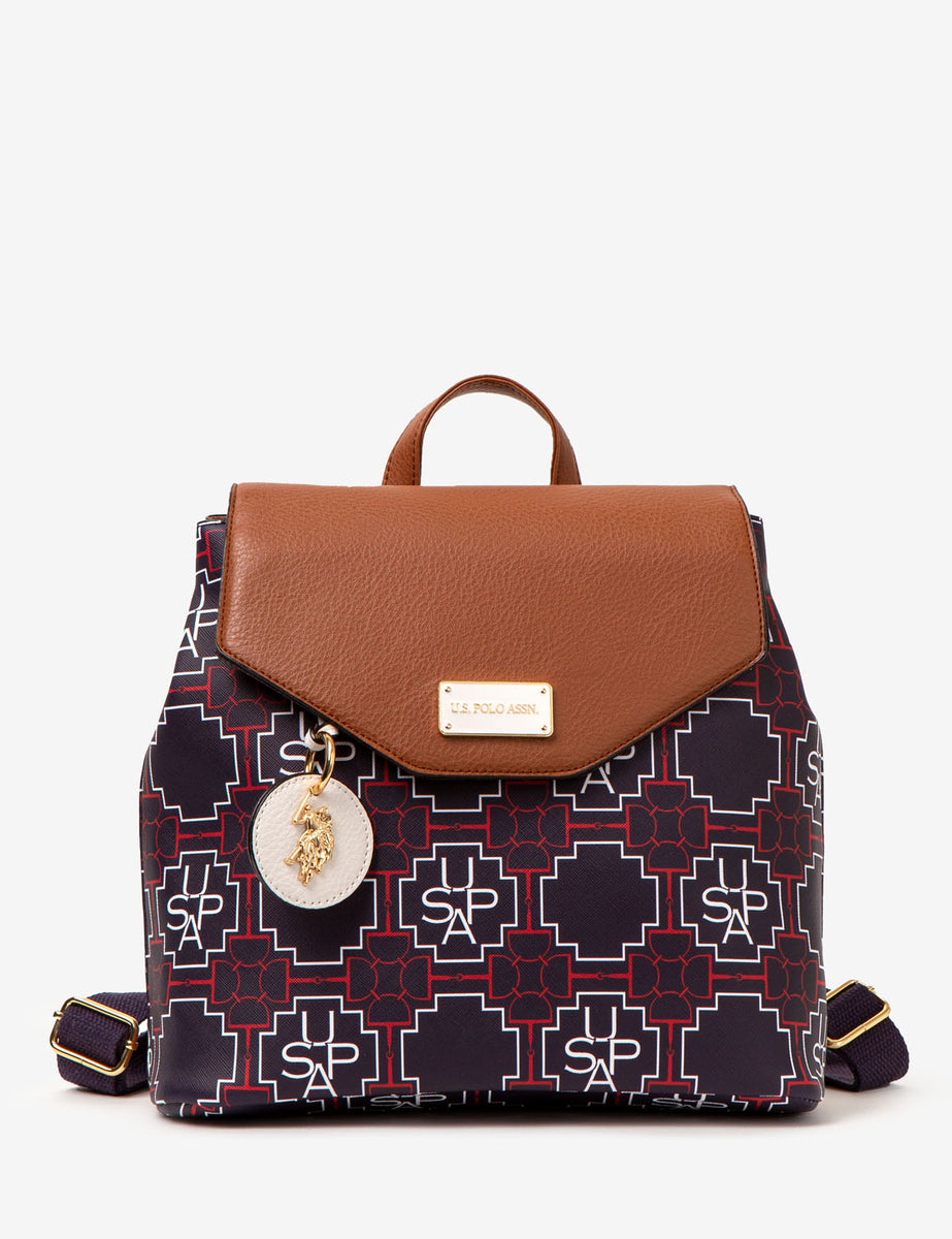 USPA GEOMETRIC PRINT BACKPACK– U.S. Polo Assn.
