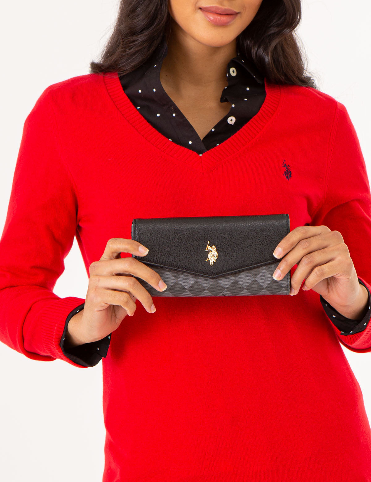 DIAMOND LARGE FLAP WALLET– U.S. Polo Assn.