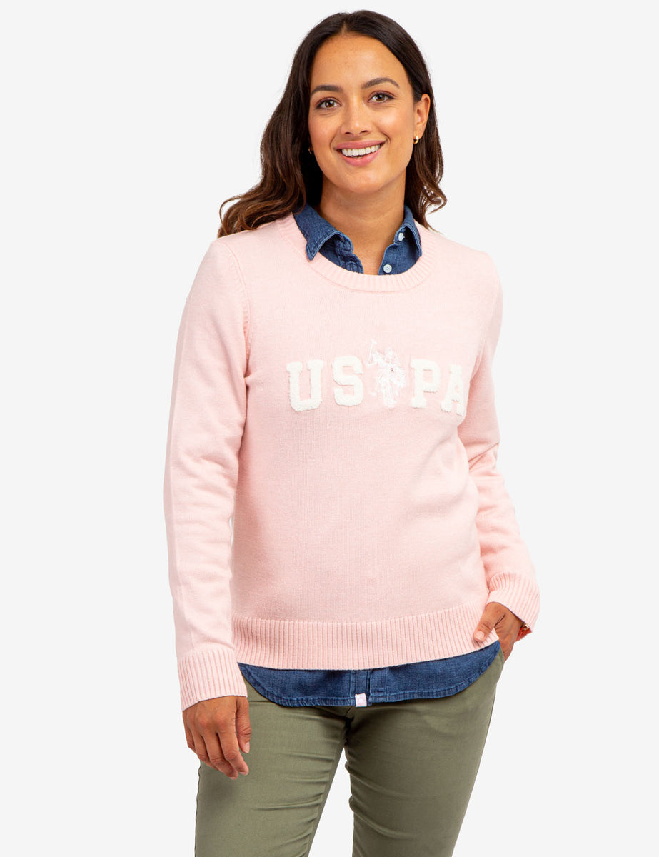 USPA LOGO CREW NECK SWEATER– U.S. Polo Assn.