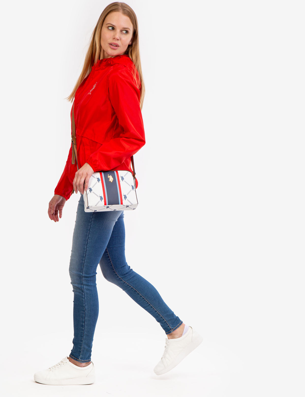HOODED ZIP FRONT WINDBREAKER– U.S. Polo Assn.