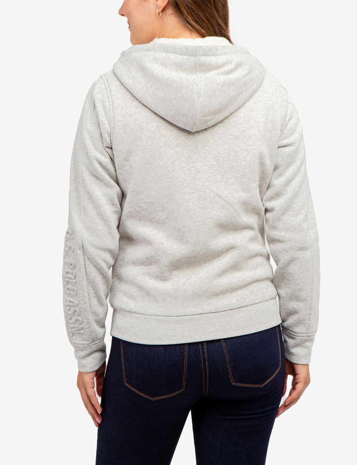 SHERPA LINED EMBOSSED HOODIE– U.S. Polo Assn.