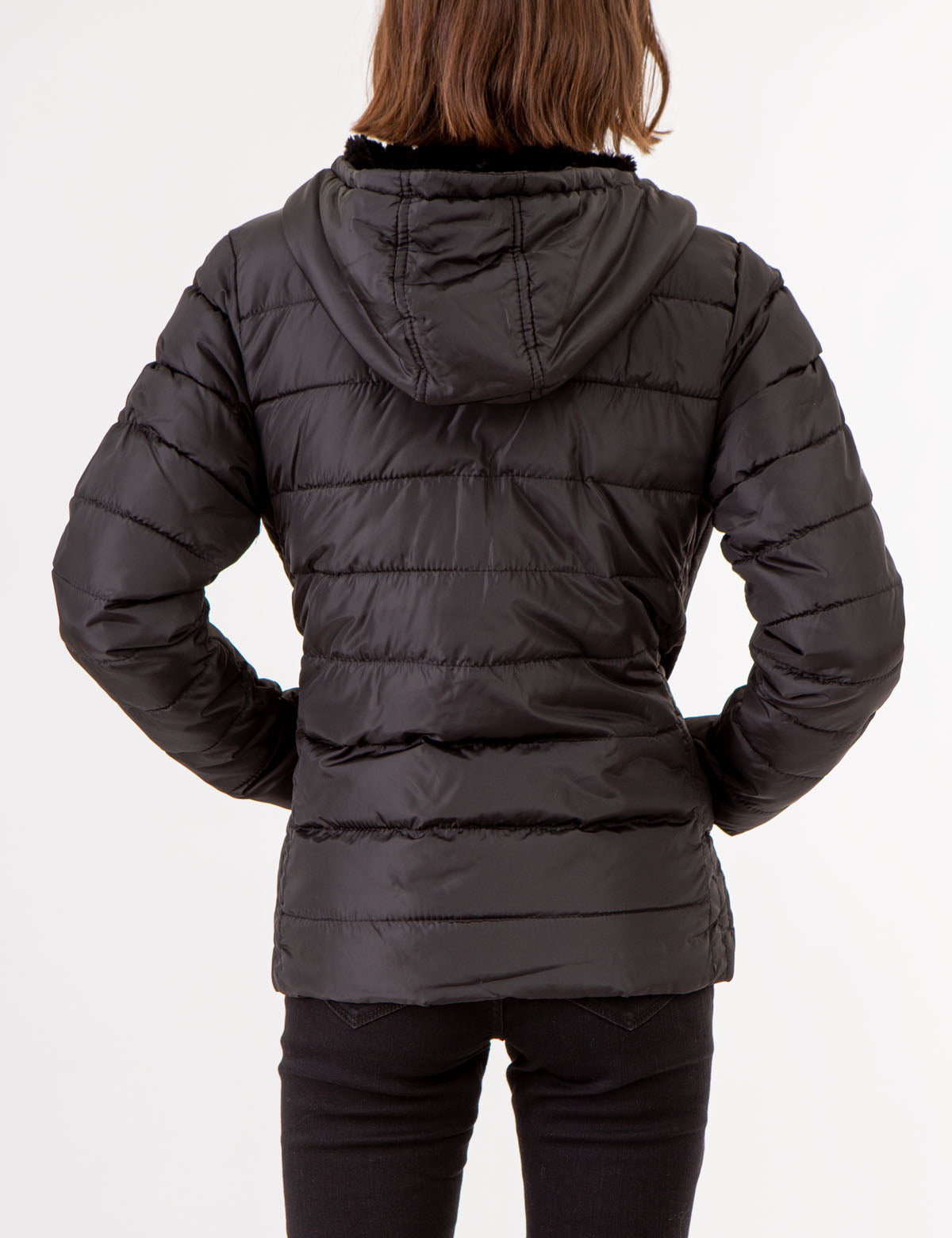COZY FUR LINED HOODED PUFFER JACKET– U.S. Polo Assn.