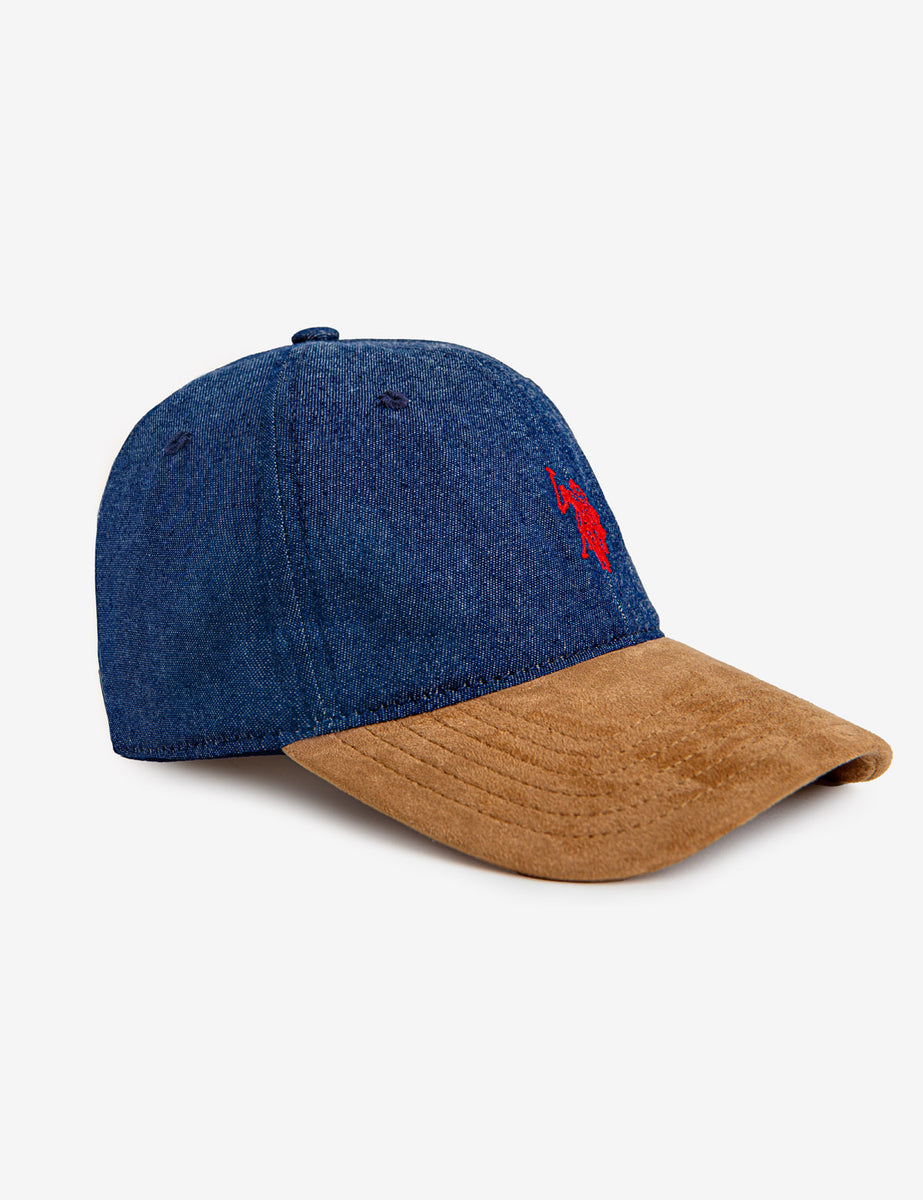 WASHED DENIM LOGO BASEBALL CAP– U.S. Polo Assn.