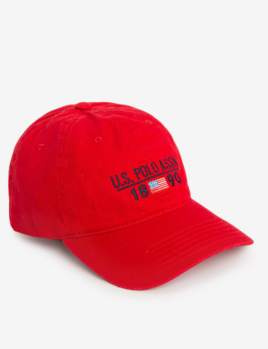 USPA FLAG LOGO BASEBALL CAP– U.S. Polo Assn.