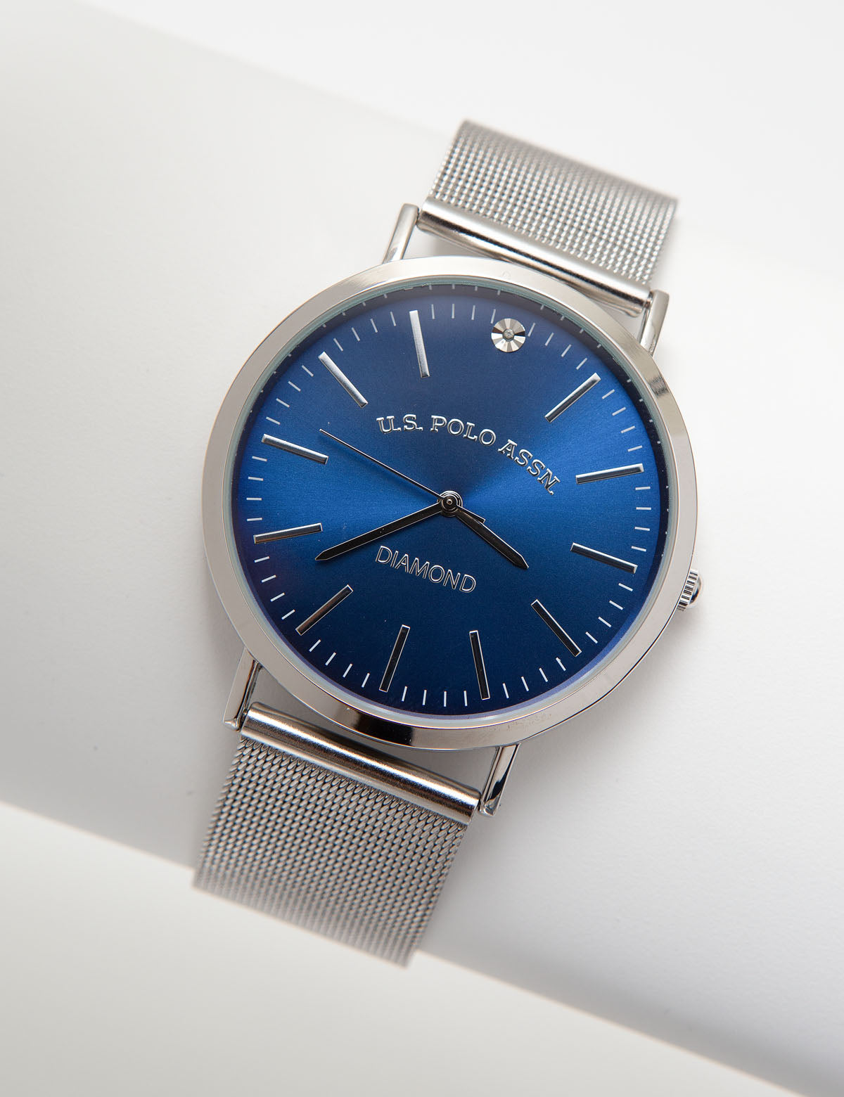 MEN'S MESH WATCH WITH BLUE DIAL– U.S. Polo Assn.