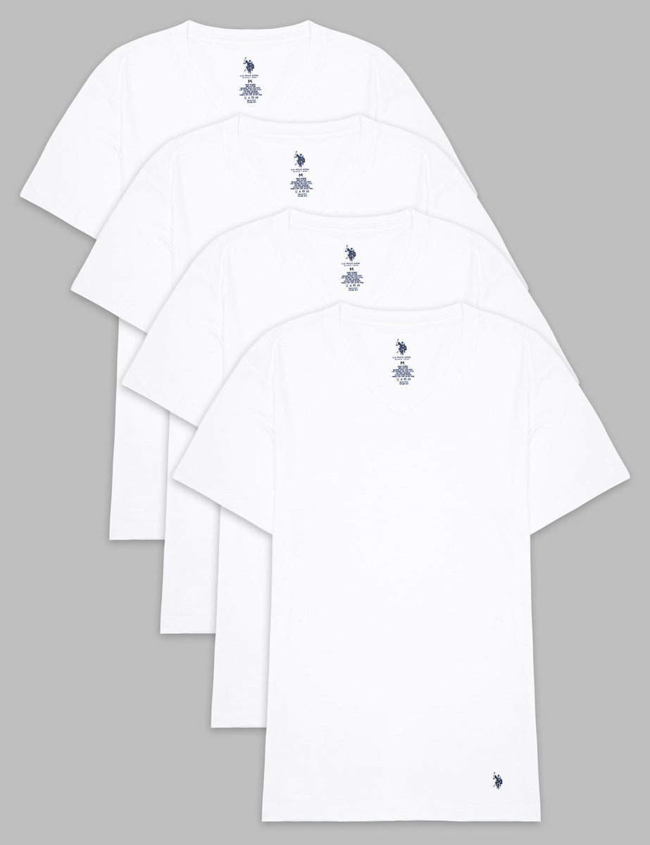4PK V-NECK T-SHIRTS– U.S. Polo Assn.