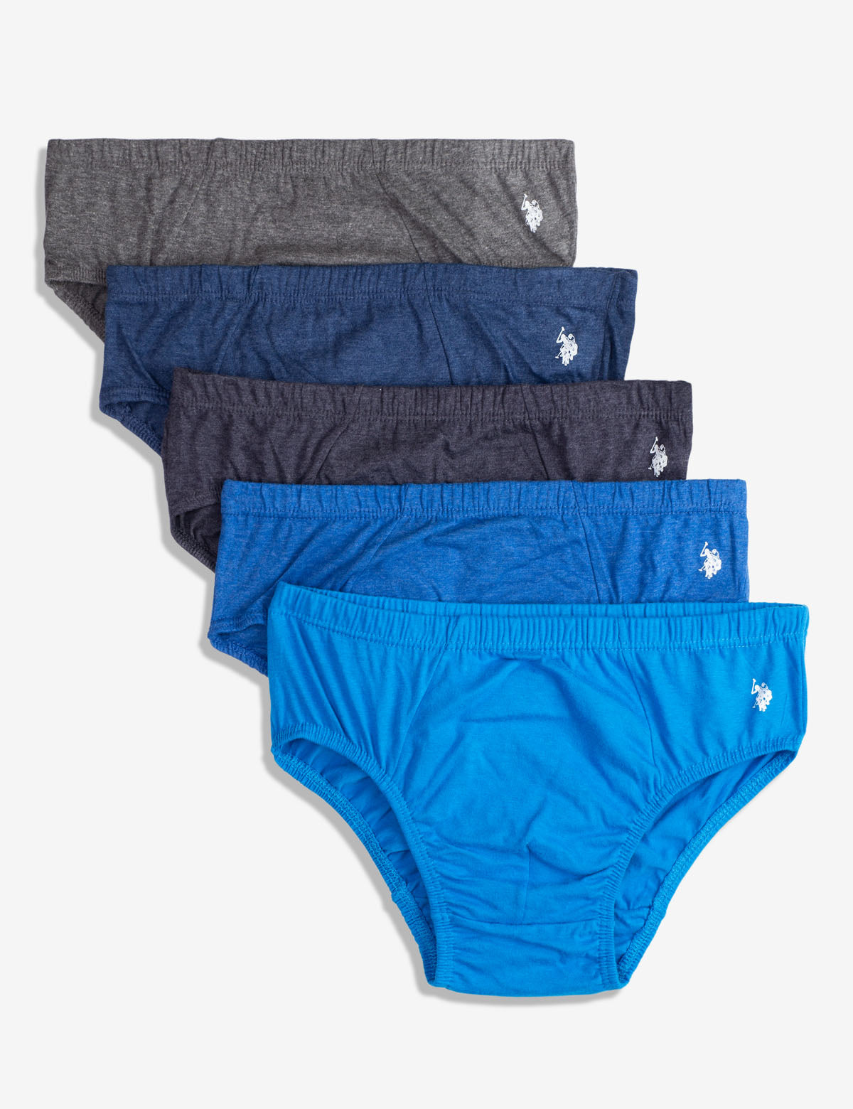 Blue Collection 5PK Low Rise Briefs– U.S. Polo Assn.