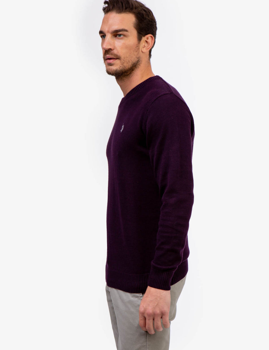 SOLID CREW NECK SWEATER– U.S. Polo Assn.