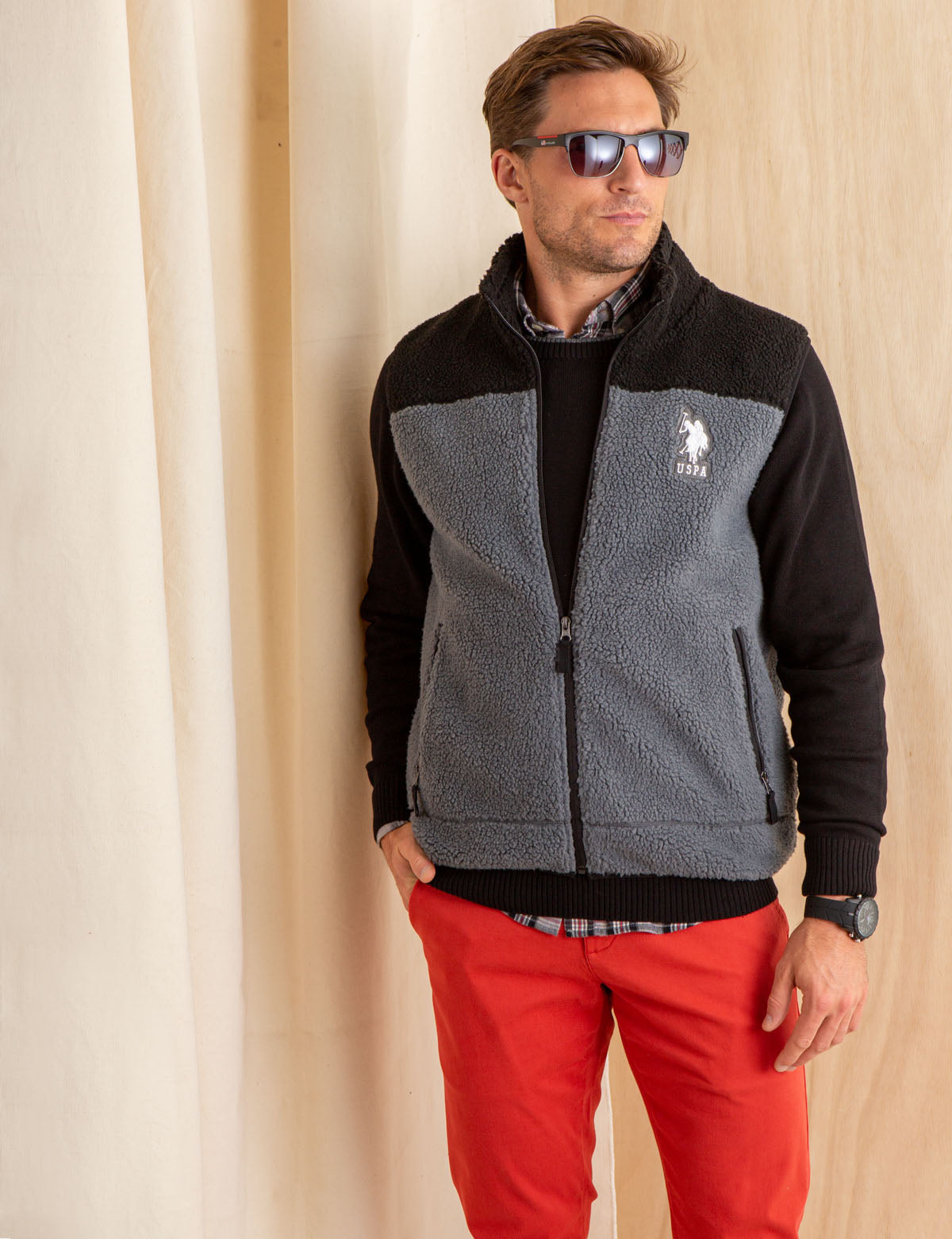 SOLID JERSEY CREW NECK SWEATER– U.S. Polo Assn.