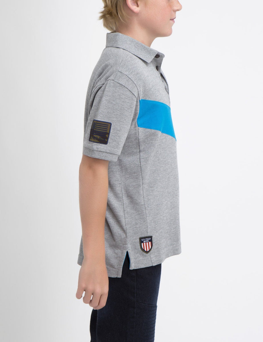 BOYS CHEVRON POLO SHIRT– U.S. Polo Assn.