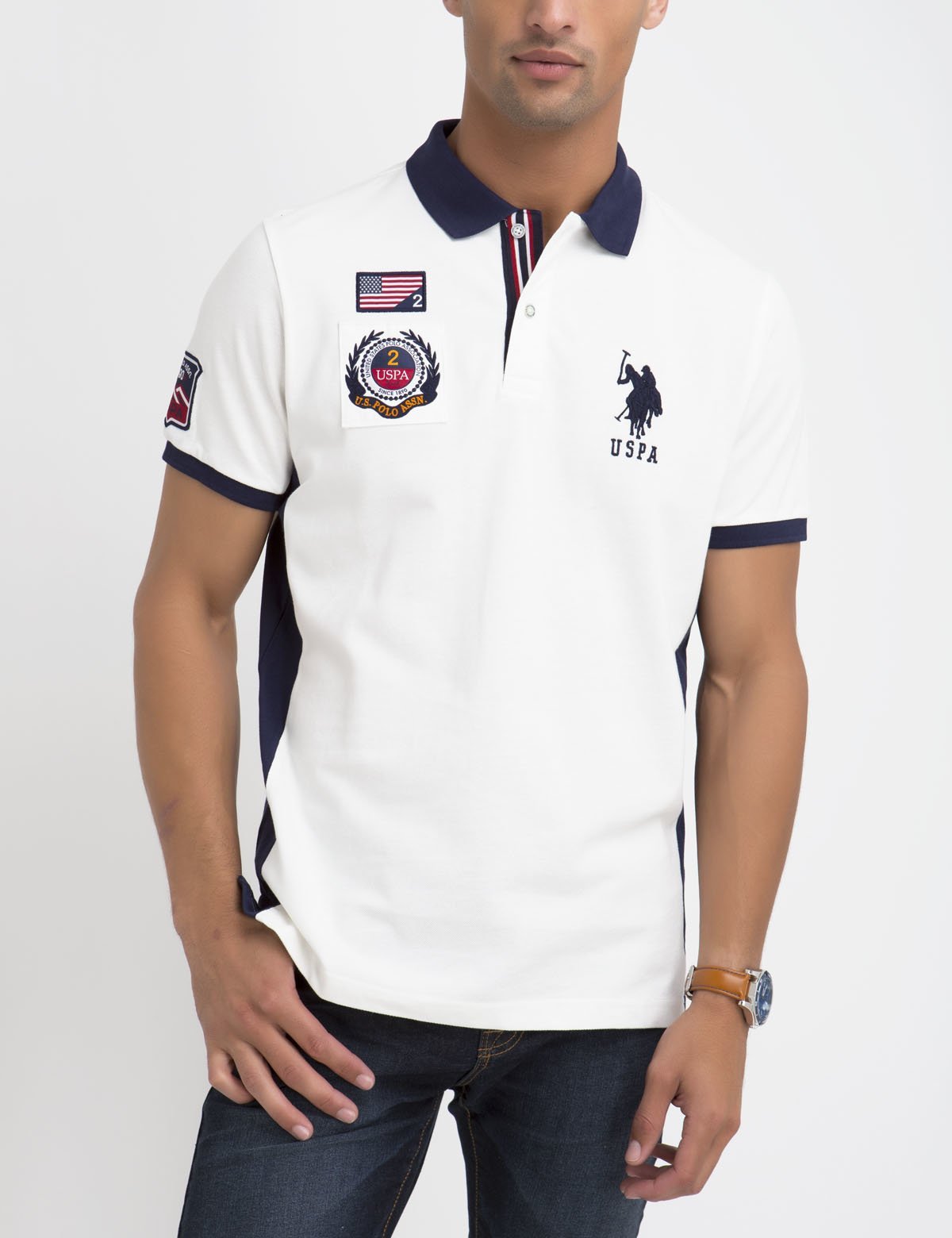 FLAG PATCH POLO SHIRT– U.S. Polo Assn.