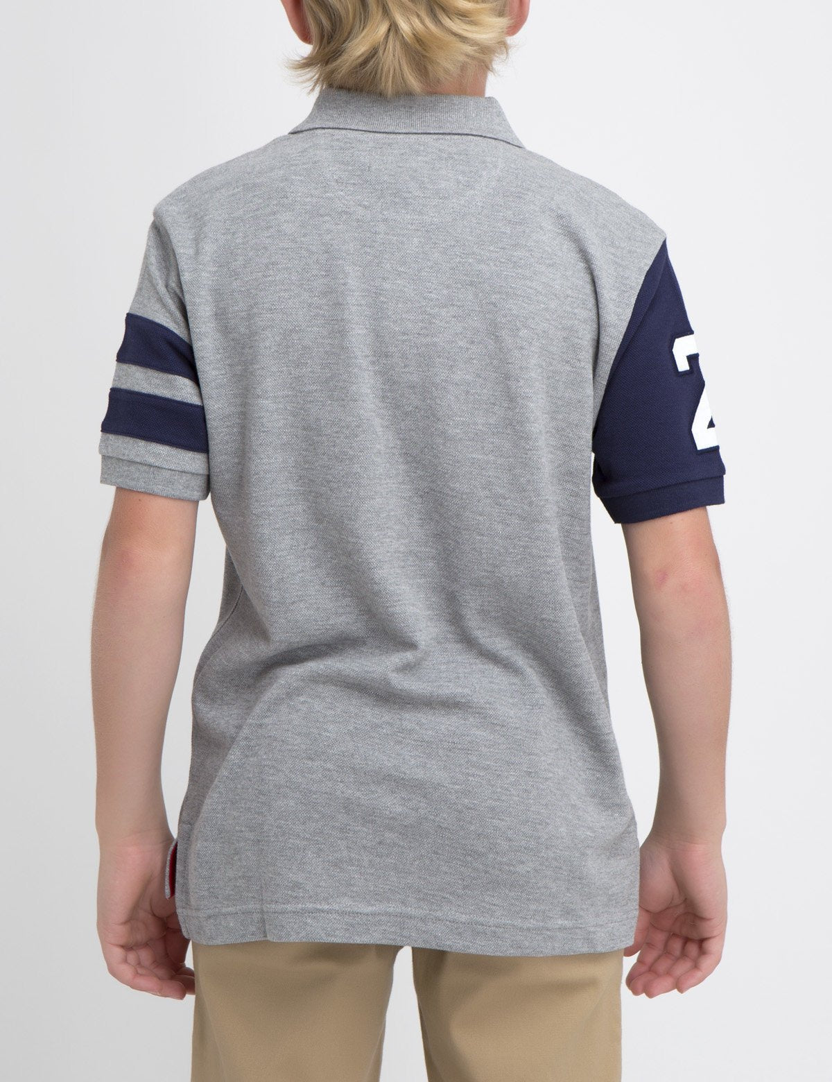 BOYS COLORBLOCK POLO SHIRT– U.S. Polo Assn.