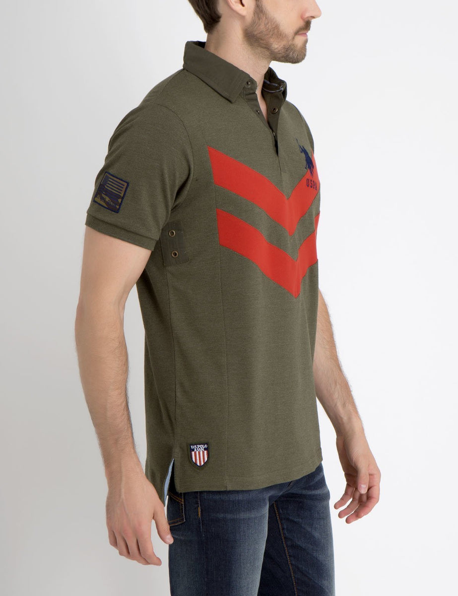 CHEVRON POLO SHIRT– U.S. Polo Assn.