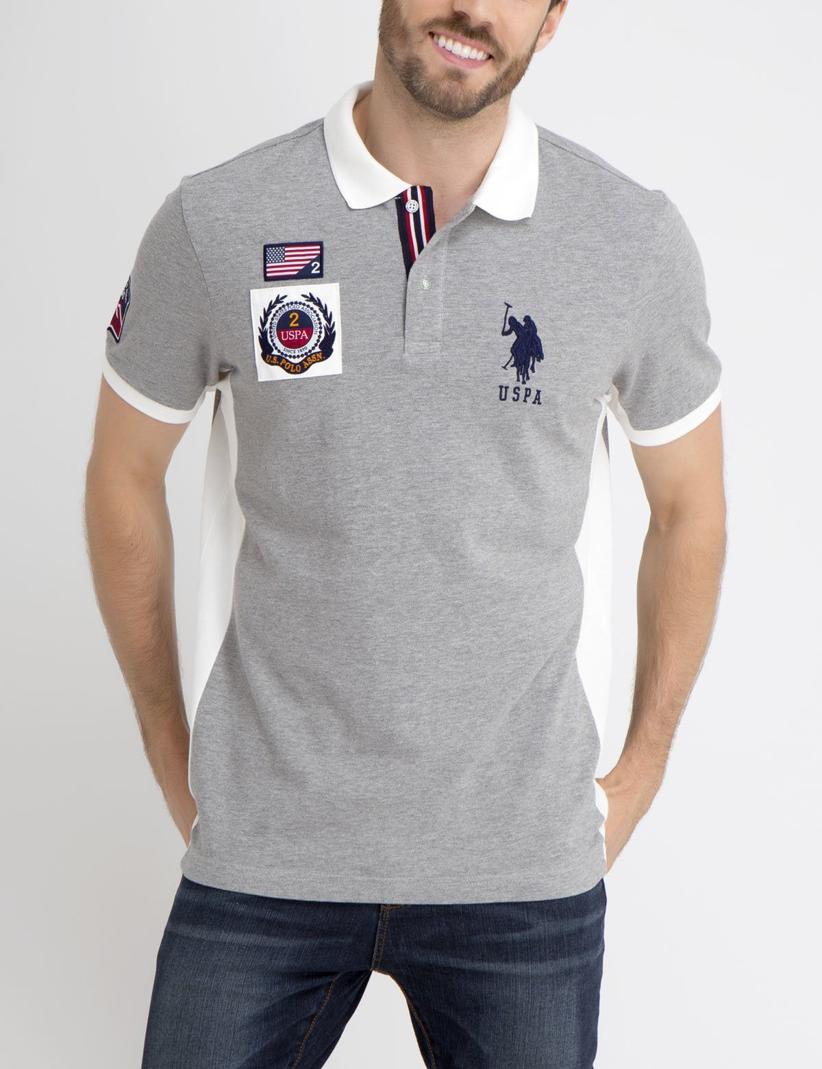 FLAG PATCH POLO SHIRT– U.S. Polo Assn.