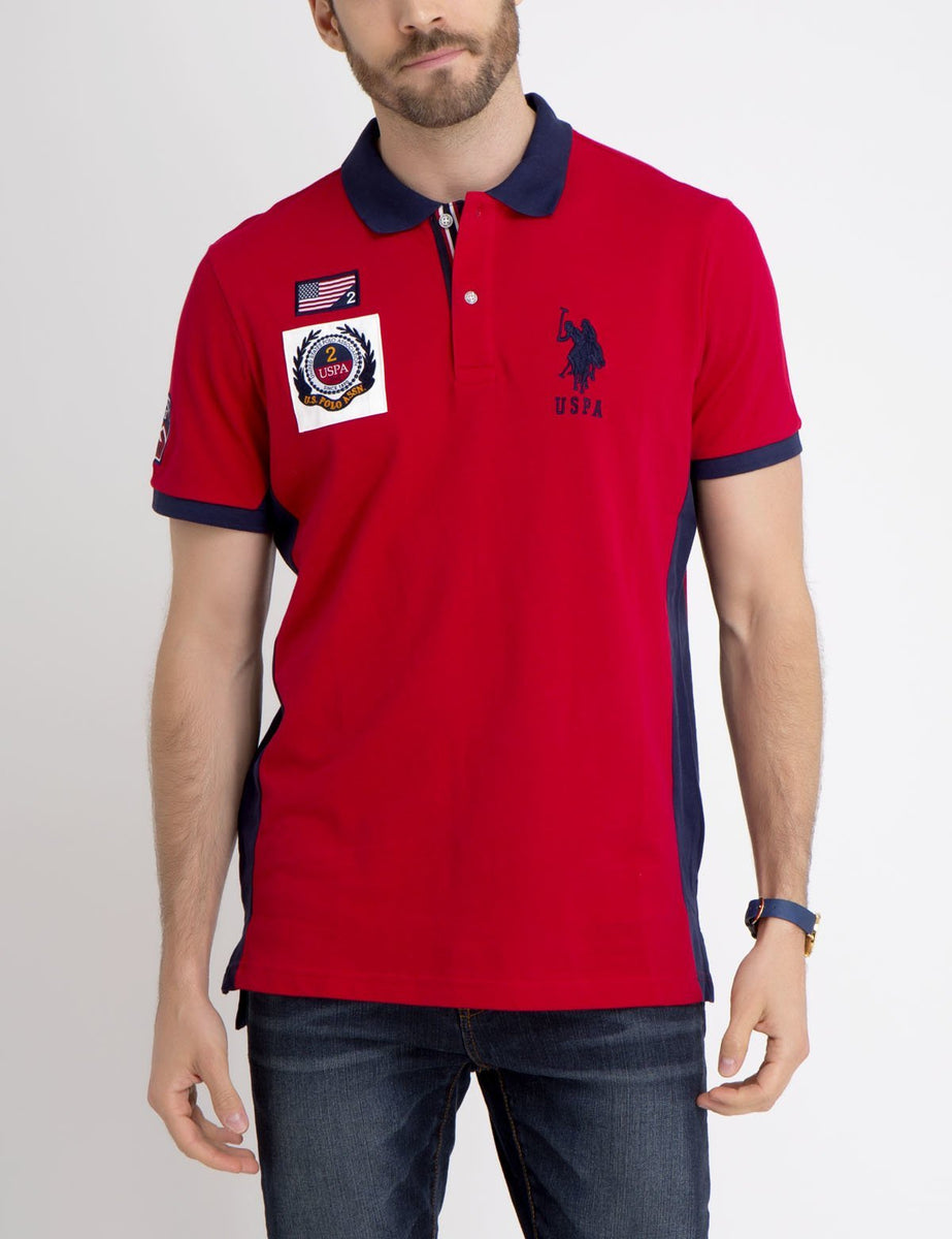 FLAG PATCH POLO SHIRT– U.S. Polo Assn.